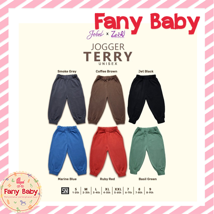 Jual KAZEL JOGGER TERRY UNISEX | Shopee Indonesia