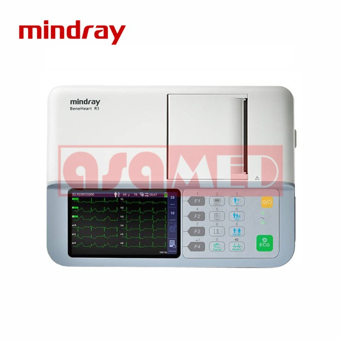 Jual EKG 3 Channel Mindray Beneheart R3 EKG Mindray / ECG 3 Channel 3 ...