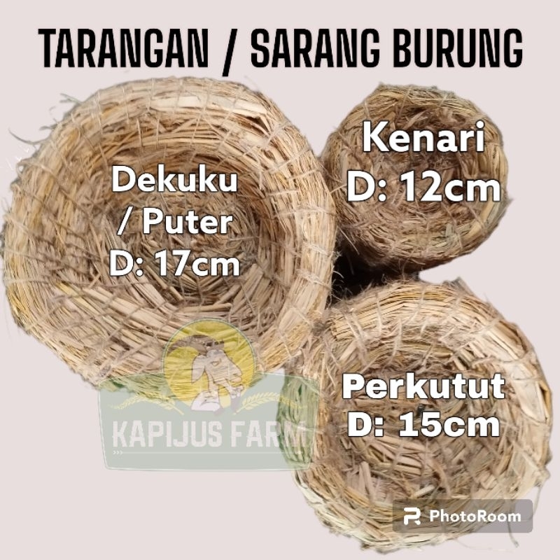 Jual TARANGAN SARANG Burung Dekuku / Puter / Burung Kenari / Burung ...