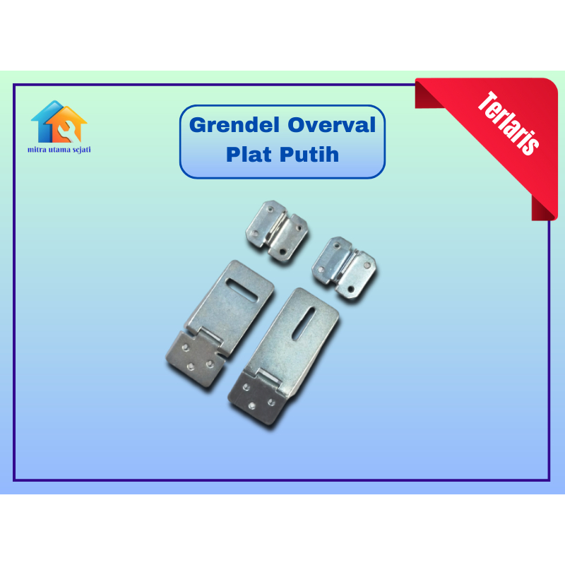 Jual Grendel Overpall Plat Tempat Gembok Pintu Staples / Hasps Murah ...