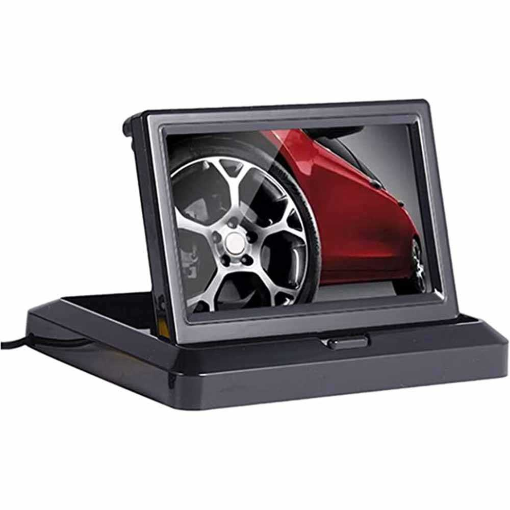 Jual Layar Monitor Parkir Mobil Rear View TFT LCD Foldable 5 Inch ...