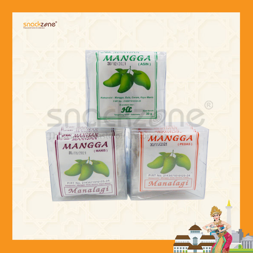 Jual Manisan Mangga Manalagi Manis / Manisan Pedas Bungkus | Shopee ...