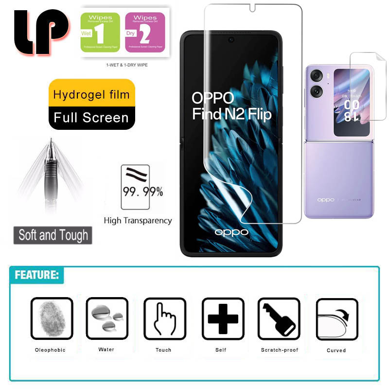 Jual LP Hydrogel Front Back Guard Oppo Find N2 Flip - Cover Screen ...