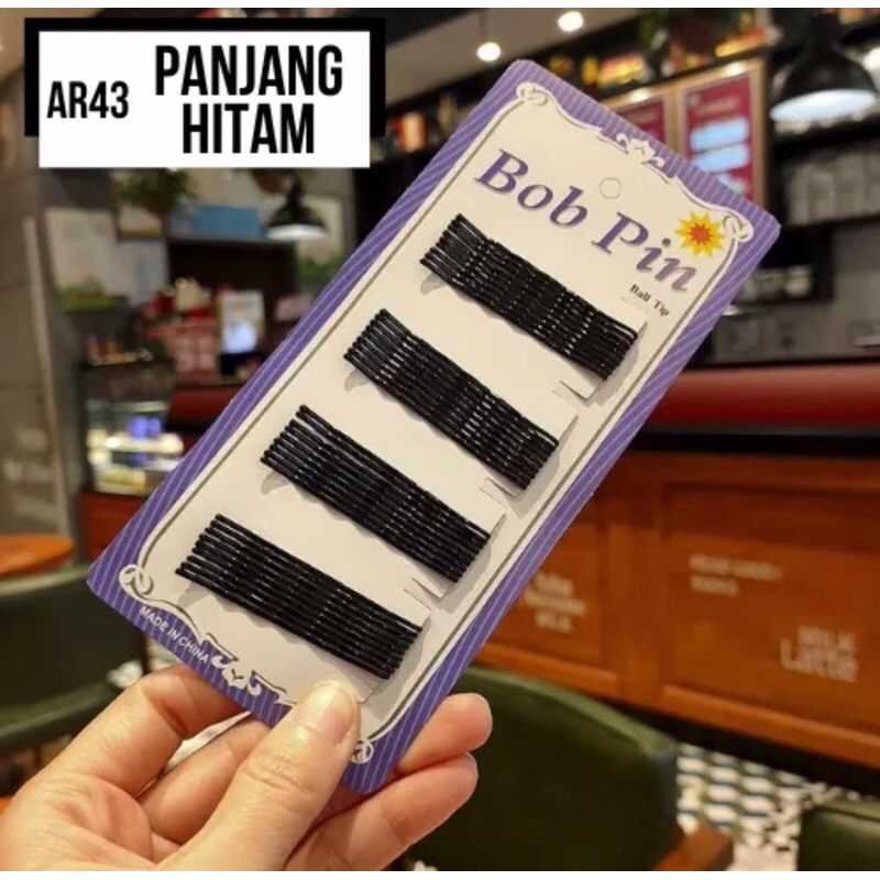 Jual Jepit Lidi Bobby Pin Isi 40 Jepit Rambut Kecil Hitam Warna Hair ...