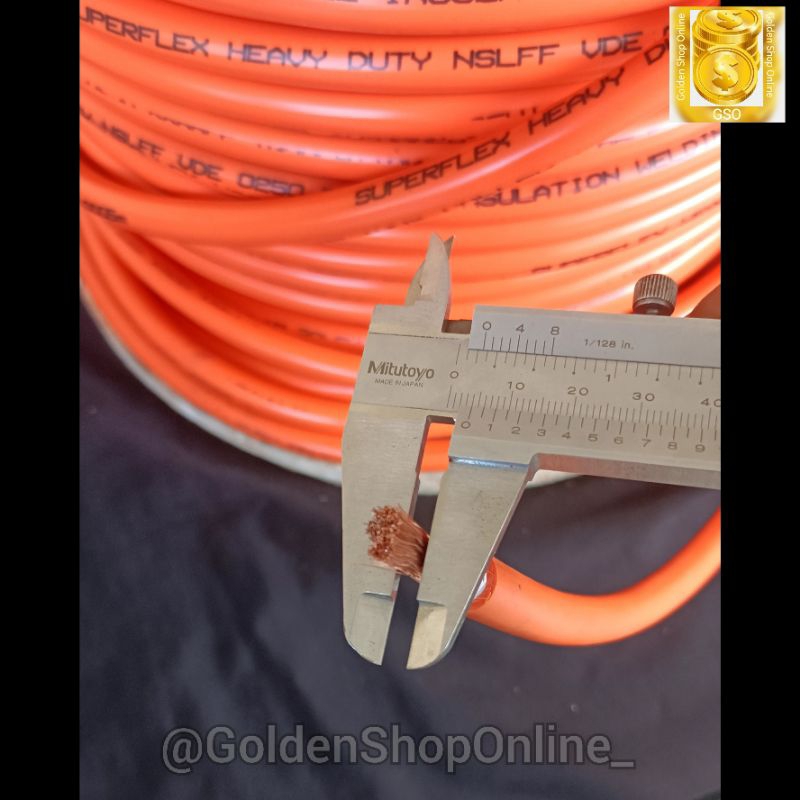 Jual Kabel Las Superflex 25mm Orange Full Tembaga (Harga per meter ...