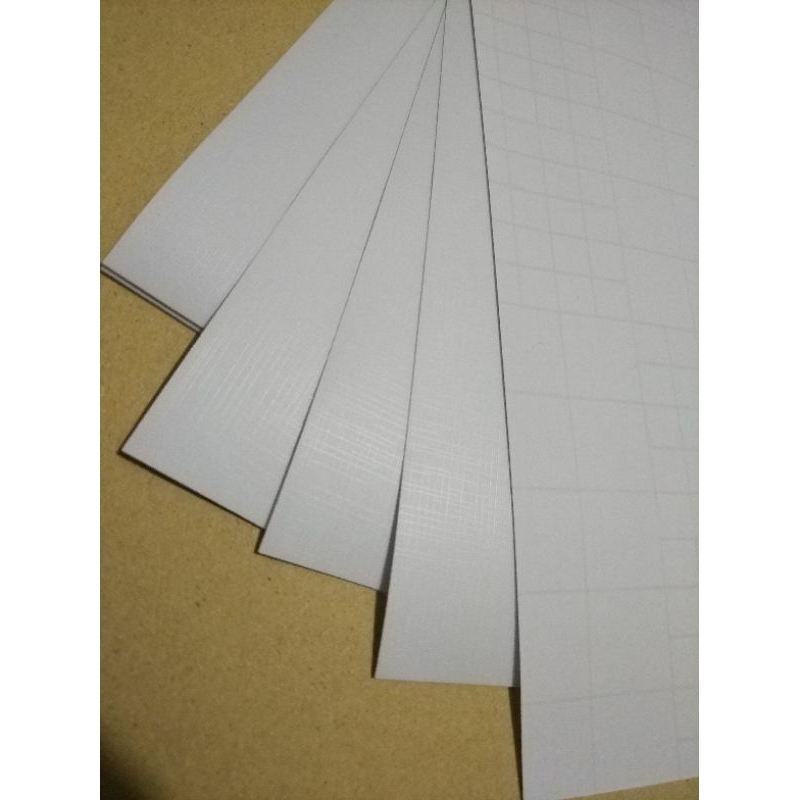 Jual Sticker Laminasi Dingin KANVAS A4 160 gsm isi 10 Lembar / Stiker ...