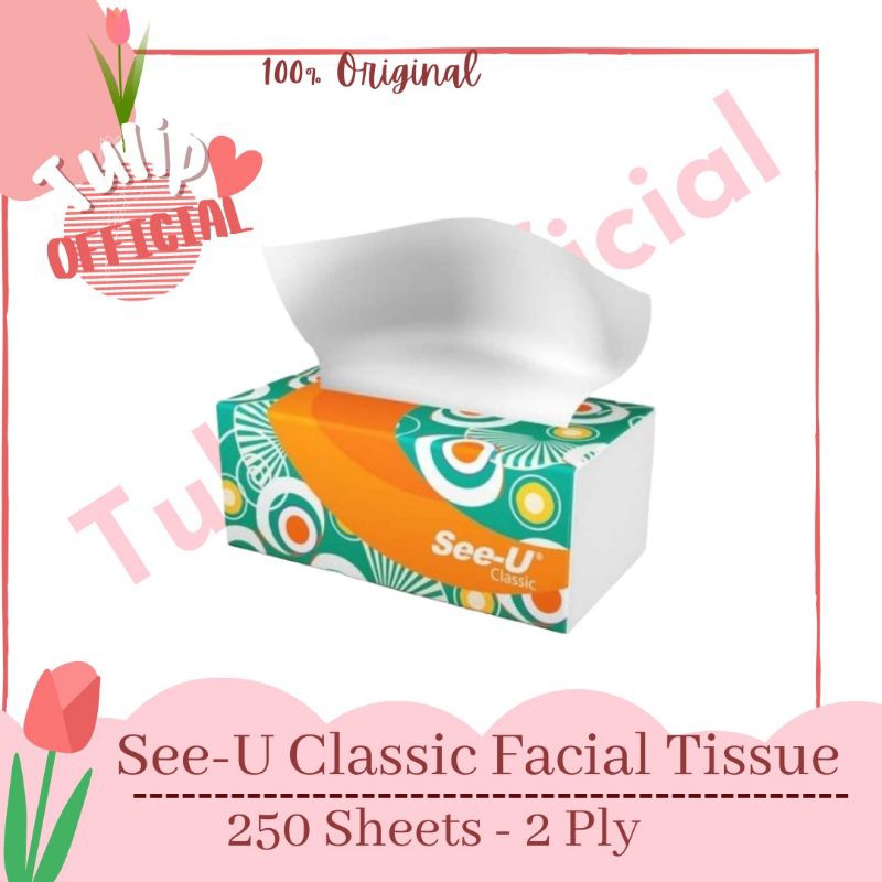 Jual TisuTissue Facial See-U Classic 250 Sheets | Shopee Indonesia