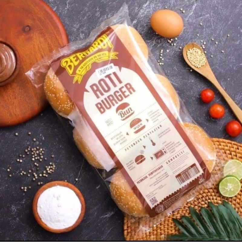 Jual Bernardi Roti Burger Wijen 300gr | Shopee Indonesia