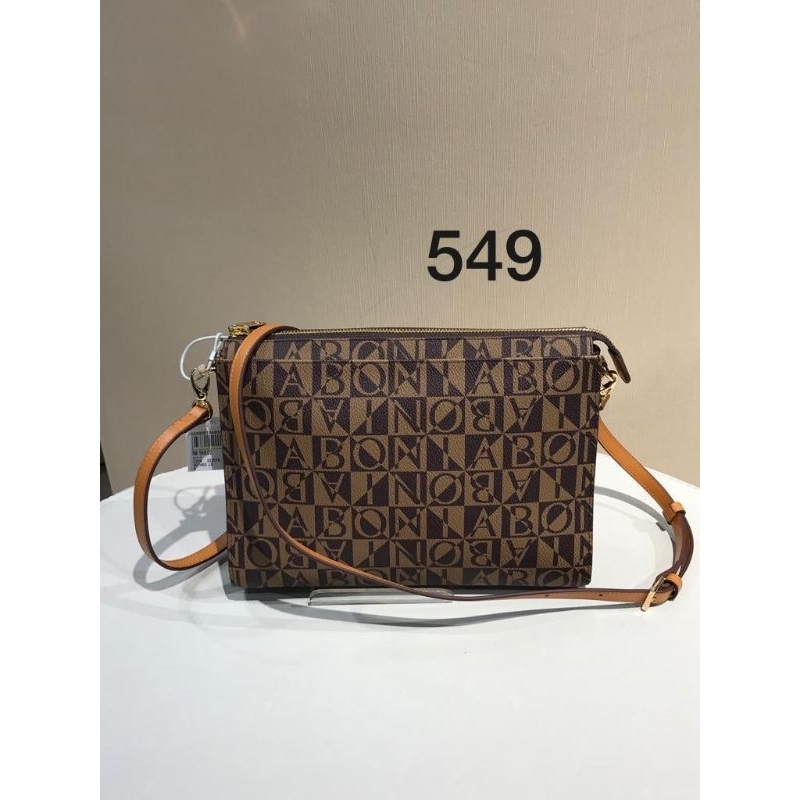 Jual Bonia Original sling bag monogram 24cm | Shopee Indonesia