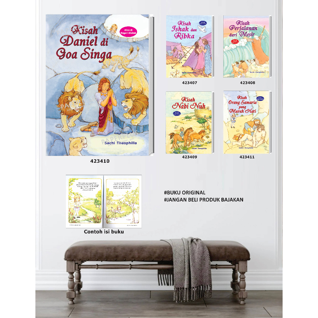 Jual Rohani Anak / Alice di Negeri Alkitab, Kisah Daniel Di Goa Singa ...