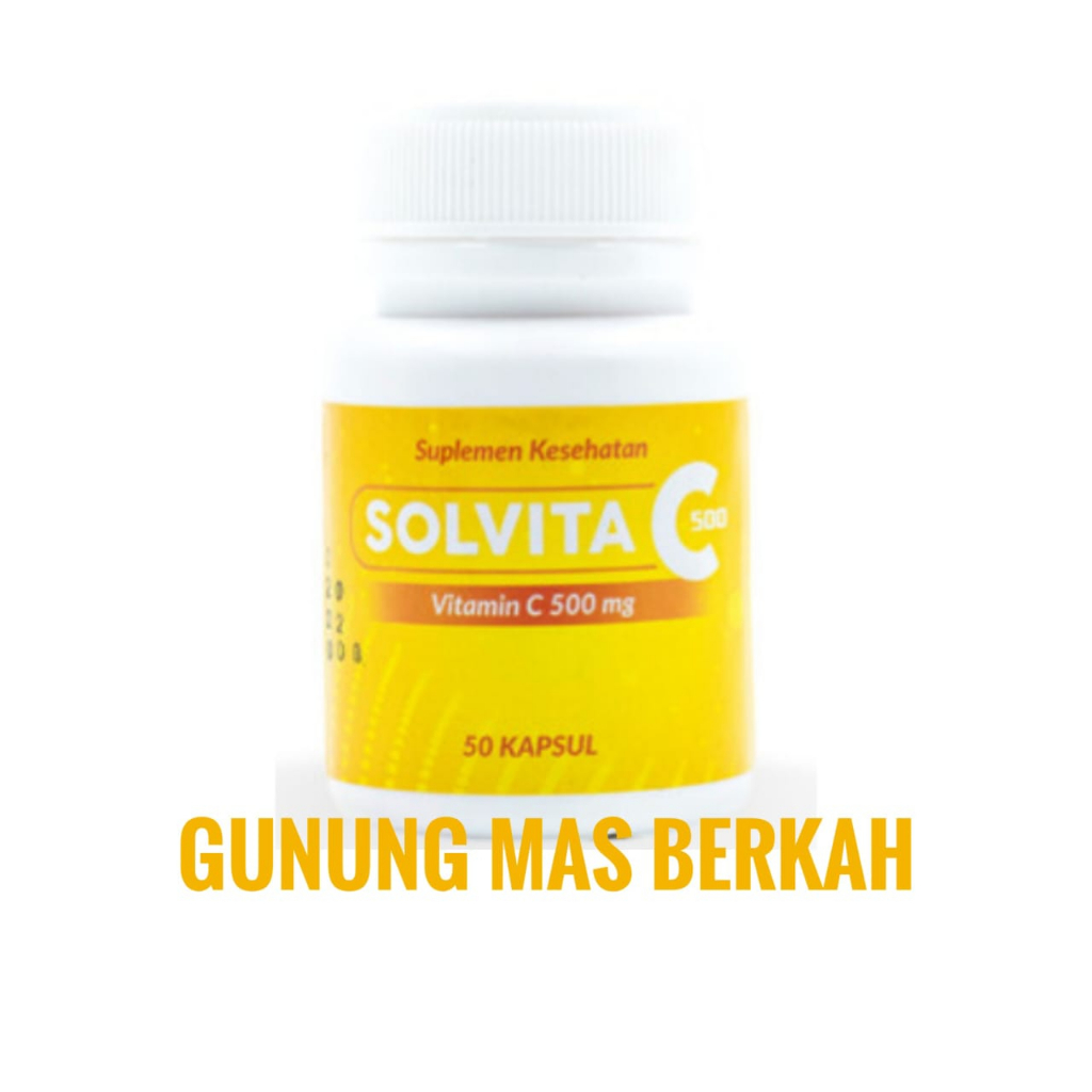 Jual SOLVITA C 500 BOTOL isi 50 KAPSUL Solvita C500 - memenuhi ...