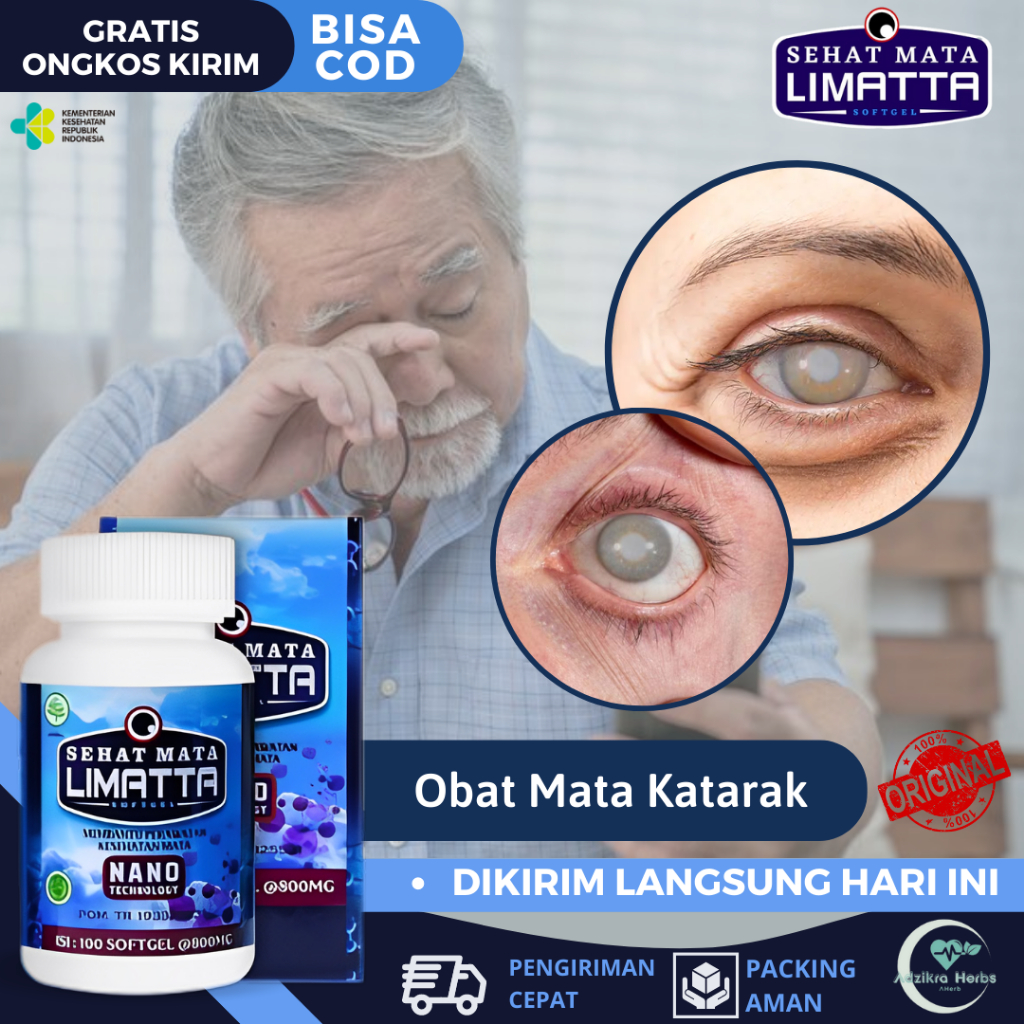 Jual Obat Mata Katarak, Obat Bantu Jaga Kesehatan Mata Pasca Operasi ...