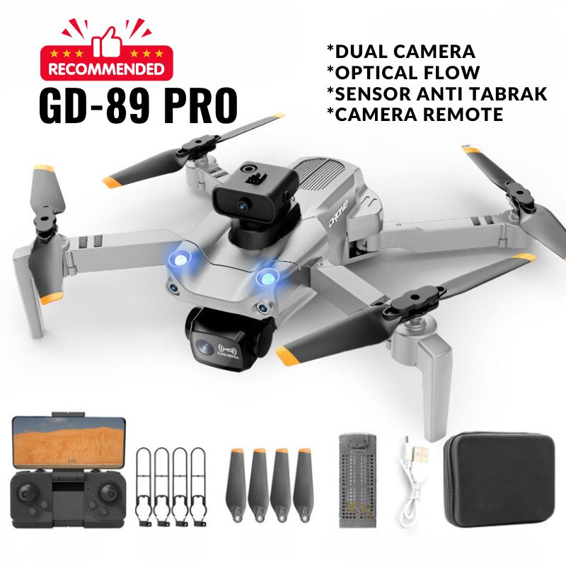 Jual GD89PRO Profesional Drone 4K HD Dual Kamera Bisa Gerak Dengan Remote Optical Flow Sensor ...