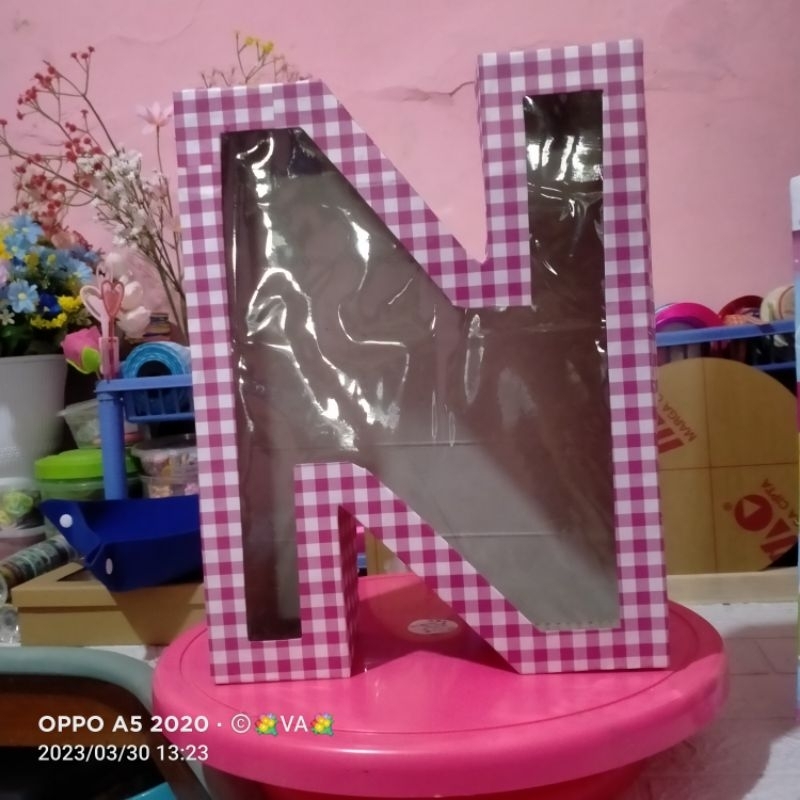 Jual huruf snack/ box huruf/box angka/ kosongan | Shopee Indonesia