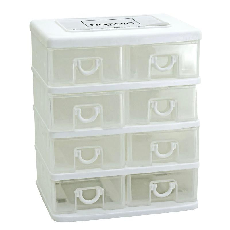 Jual Green Leaf 7906 Susun 4 Laci Mini Container Drawer Fuurin Cabinet ...