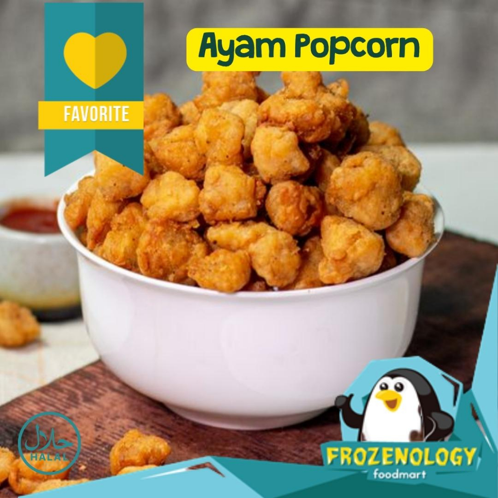 Jual Chicken Popcorn | Bola Ayam Crispy Frozen 300 gr | Ayam Goreng ...