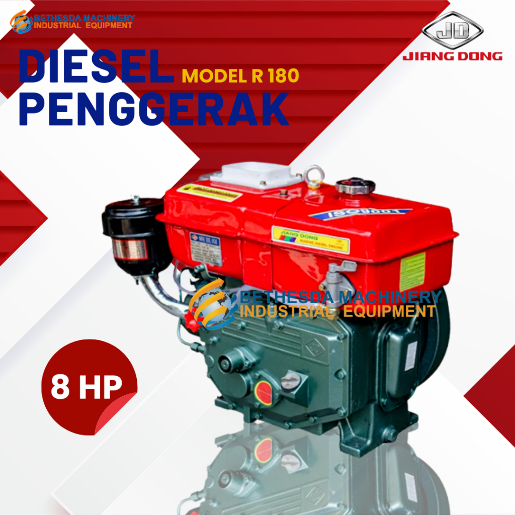 Jual Diesel Engine JiangDong R 180 - Mesin Penggerak 8HP / 8 HP Jiang Dong | Shopee Indonesia