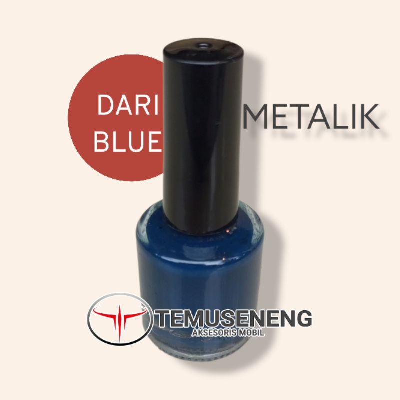 Jual Cat Dark Blue Metalik Cat Biru Tua Metalik Pengilang Noda Baret Lecet Mobil Motor | Shopee ...