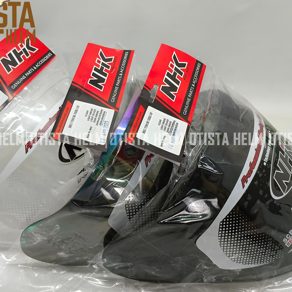 Jual KACA NHK R1 MAX | Visor Original Part of NHK Helmet | Shopee Indonesia