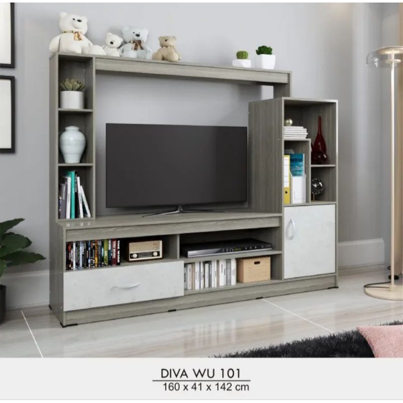 Jual RAK TV BESAR MINIMALIS / LEMARI PAJANGAN BESAR / RAK TV MINIMALIS ...