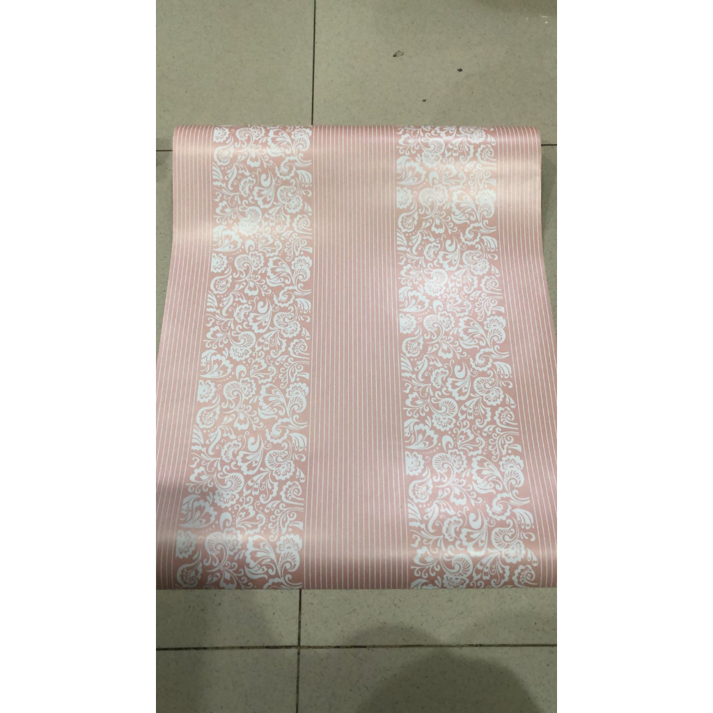 Jual Wallpaper Dinding Aesthetic Ukuran 8m Wallstiker Ruang Tamu ...