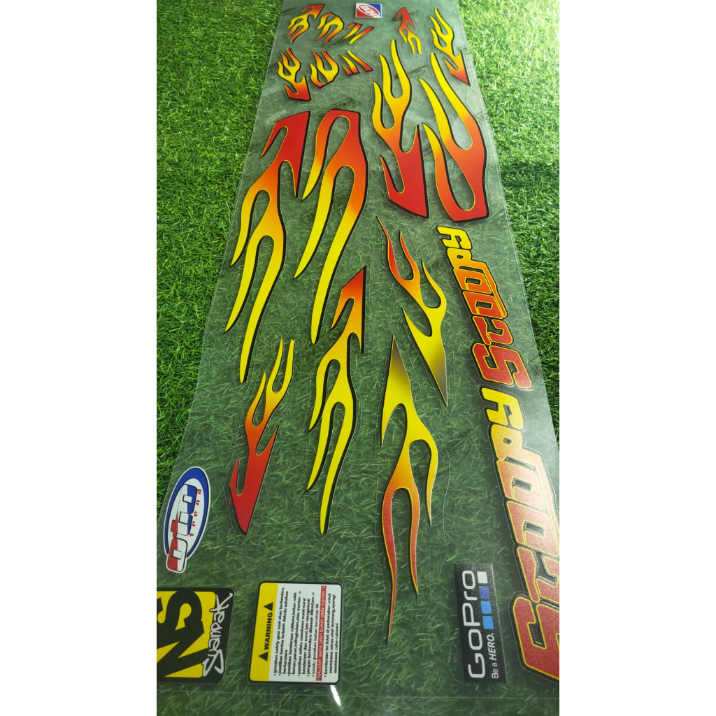 Jual STRIPING BAHAN BENING API SCOOPY TRANSPARAN | Shopee Indonesia