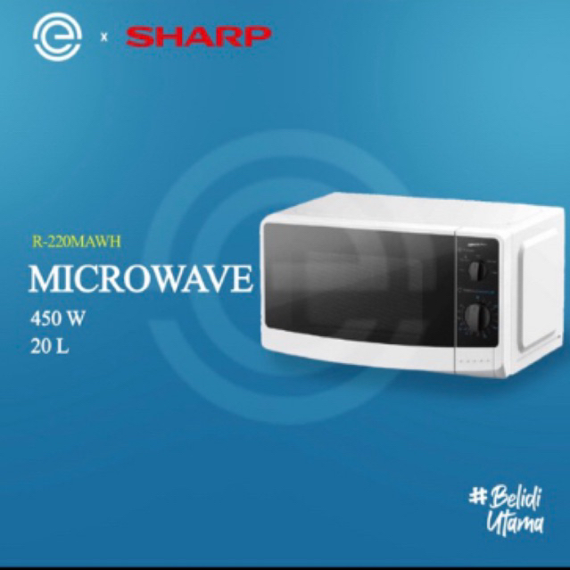 Jual Microwave SHARP 20 Liter R-220MA | Shopee Indonesia