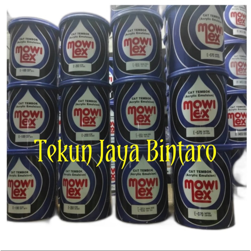 Jual CAT TEMBOK MOWILEX 1 LITER - WARNA E100, E200, E070, E850 | Shopee Indonesia