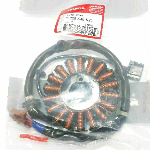 Jual Spul Spull Stator Assy Set Honda Vario 110 Fi eSP 2015 - 2019 K46 ORIGINAL | Shopee Indonesia