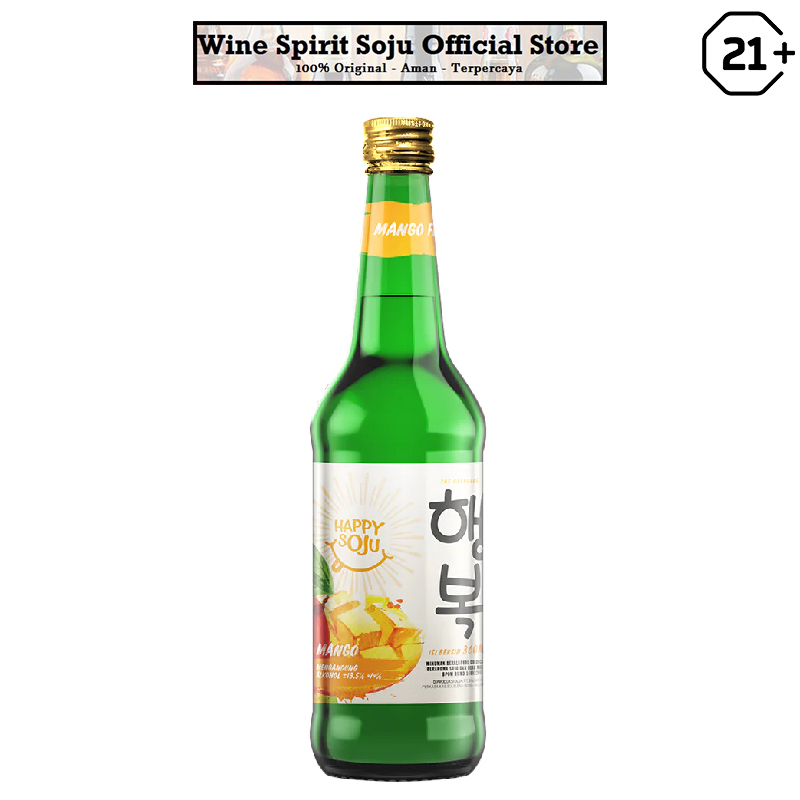 Jual Happy Soju Mango 360ml | Shopee Indonesia