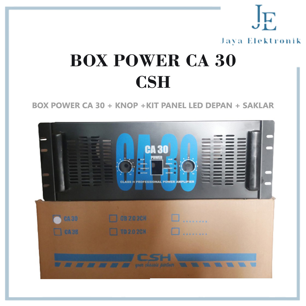 Jual BOX POWER AMPLIFIER CA 30 CSH 2 CHANNEL 4 U / BOX POWER CA 30 CSH ORIGINAL | Shopee Indonesia