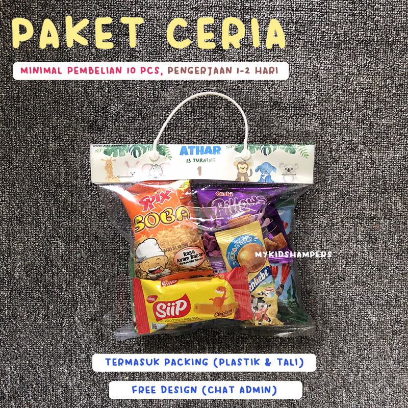 Jual Paket Ulang Tahun / Bingkisan Ulang Tahun Anak/ Snack Ultah ...