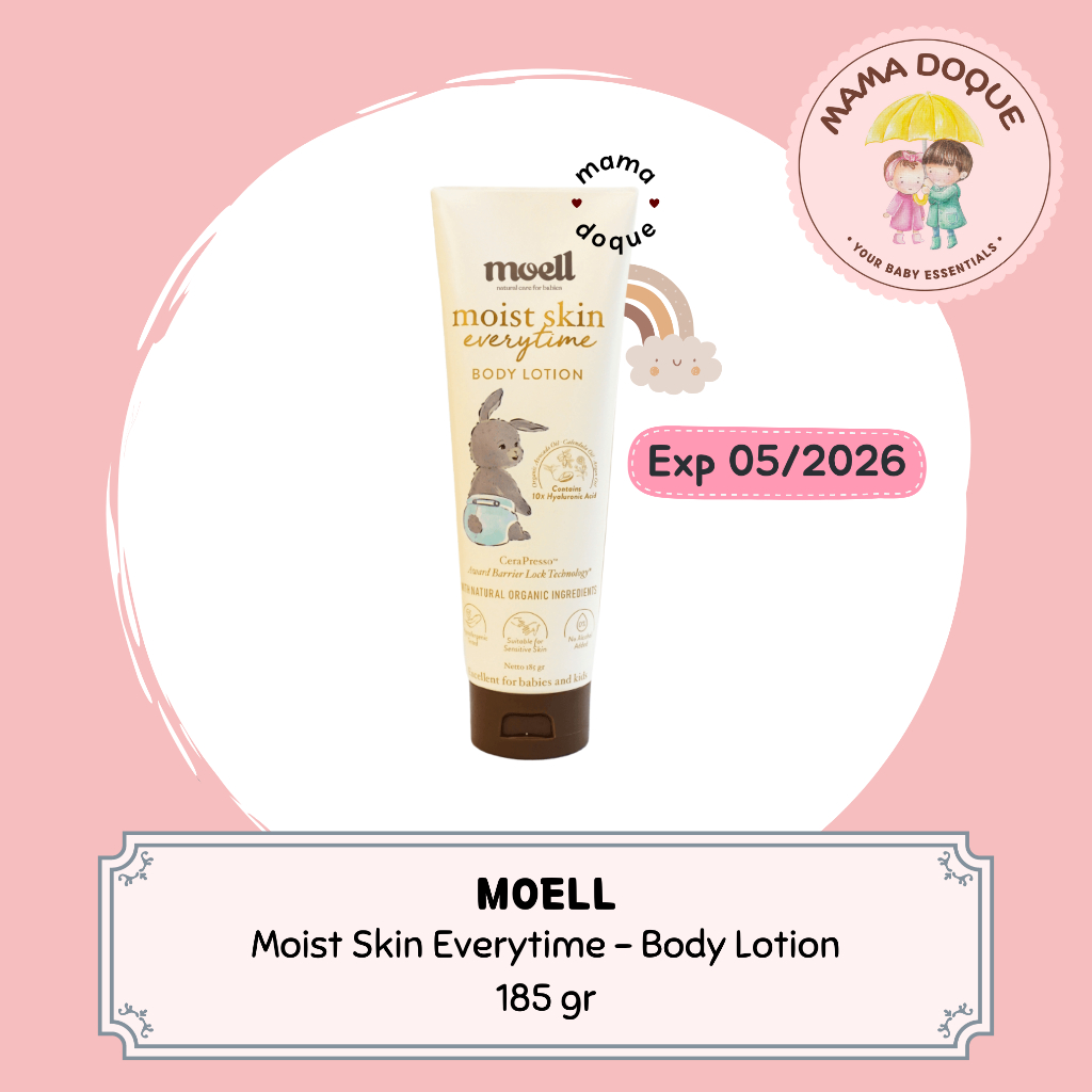 Jual Moell Moist Skin Everytime Body Lotion 185gr | Shopee Indonesia