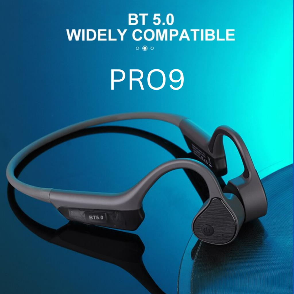 Jual Pro9 Headset Gaming Bone Conduction Earphone Bluetooth V5.1 ...