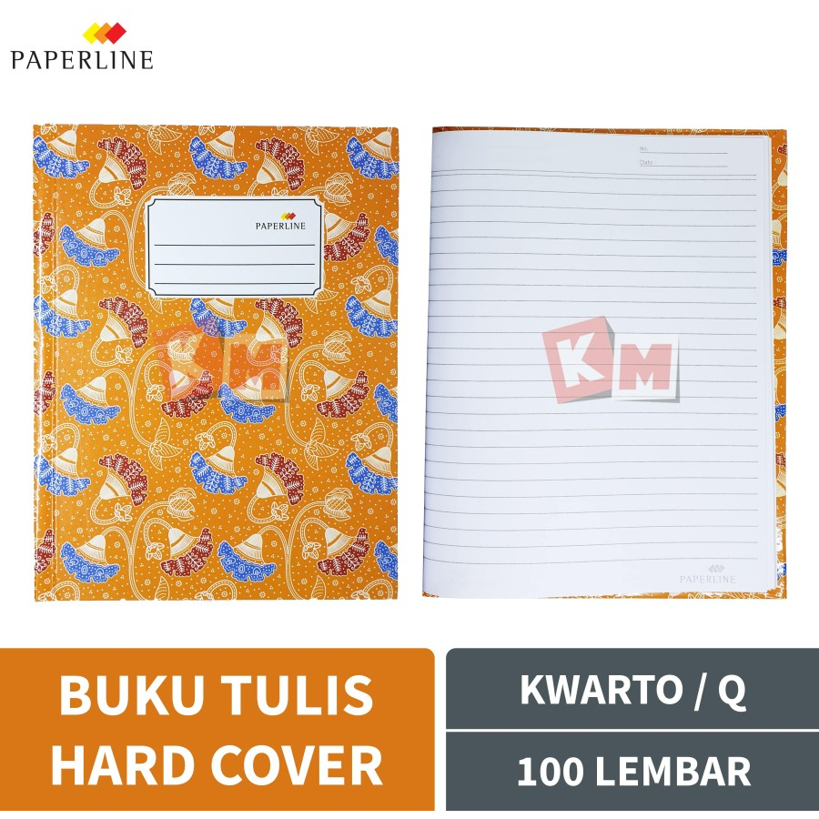 Jual Buku Tulis Hard Cover Kwarto Paperline Isi 100 Lembar Q Kuarto ...