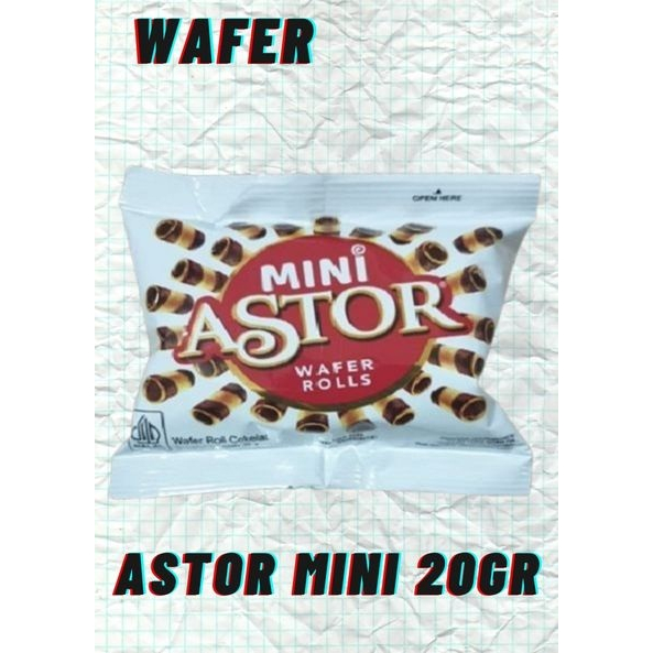 Jual WAFER ROLL COKLAT ASTOR MINI 20GR | Shopee Indonesia