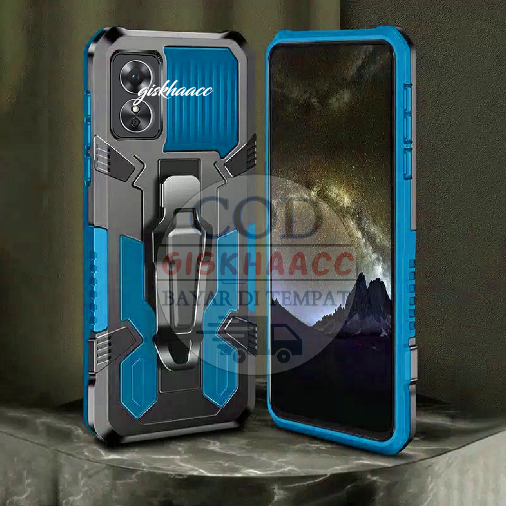 Jual CASE HP OPPO A17 / A17K CASING STANDING BACK KLIP HARDCASE ROBOT ...