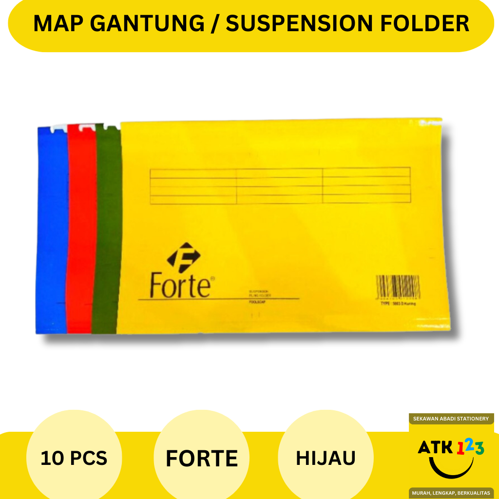 Jual Map Gantung / Suspension Filling Folder Merk FORTE ( ISI 10 PCS ...