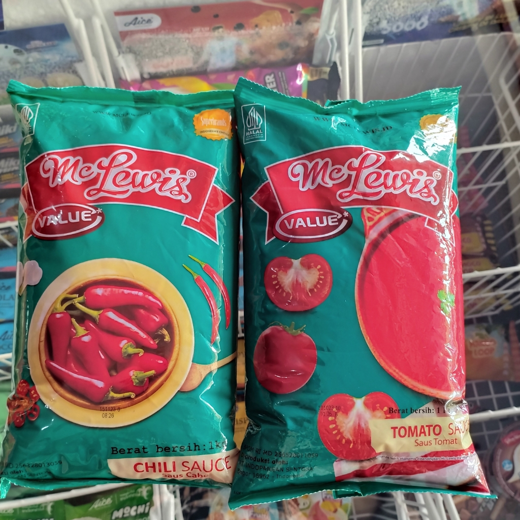 Jual Mc Lewis Saos Tomat dan Saos Cabai 500gr | Shopee Indonesia