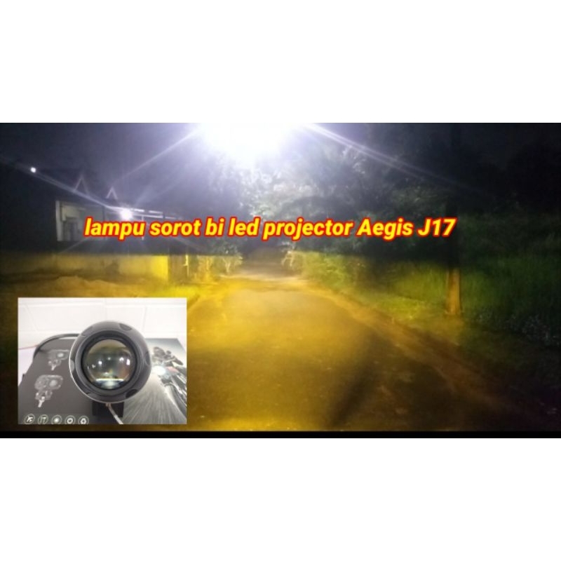 Jual new arrival lampu sorot led projector lens Aegis J17 outdoor motor dan mobil | Shopee Indonesia