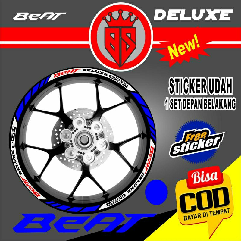 Jual Cutting Sticker List Velg Beat Deluxe New 2023 | Shopee Indonesia