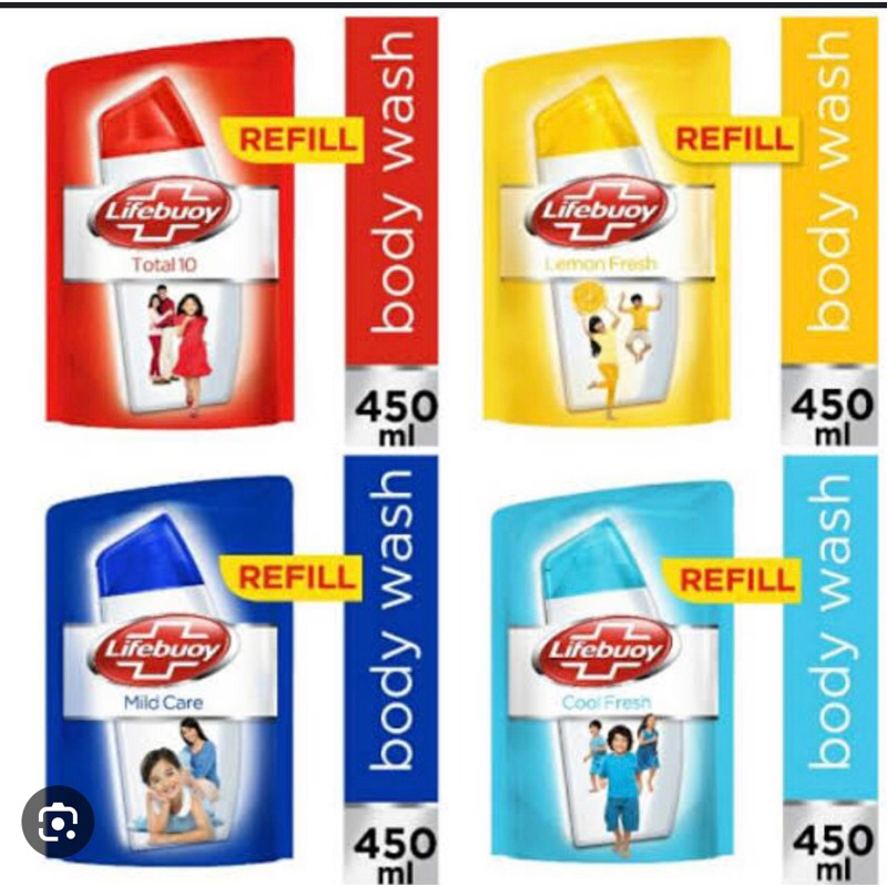 Jual LIFEBUOY BODY WASH REFF 400 ALL VARIAN (kemasan baru) foto blm ...