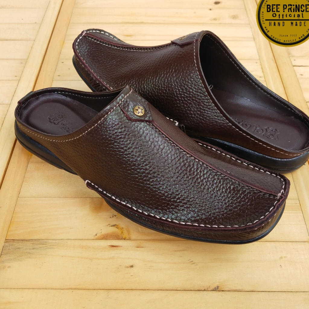 Jual Sepatu Sandal Bustong Pria Bahan Full Kulit Sapi Asli 100% ...