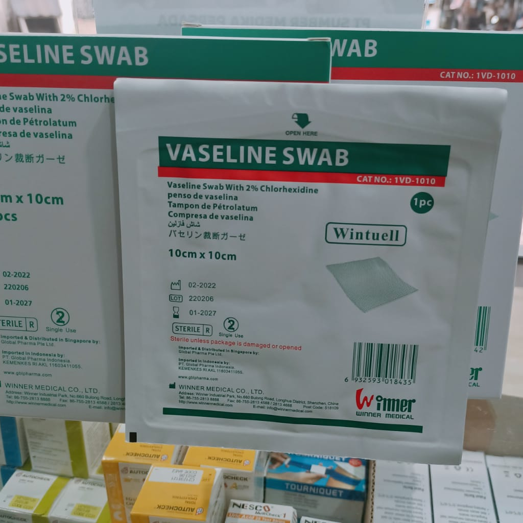 Jual Vaseline Swab 10x10cm seperti Supratul / Lumatuel | Shopee Indonesia