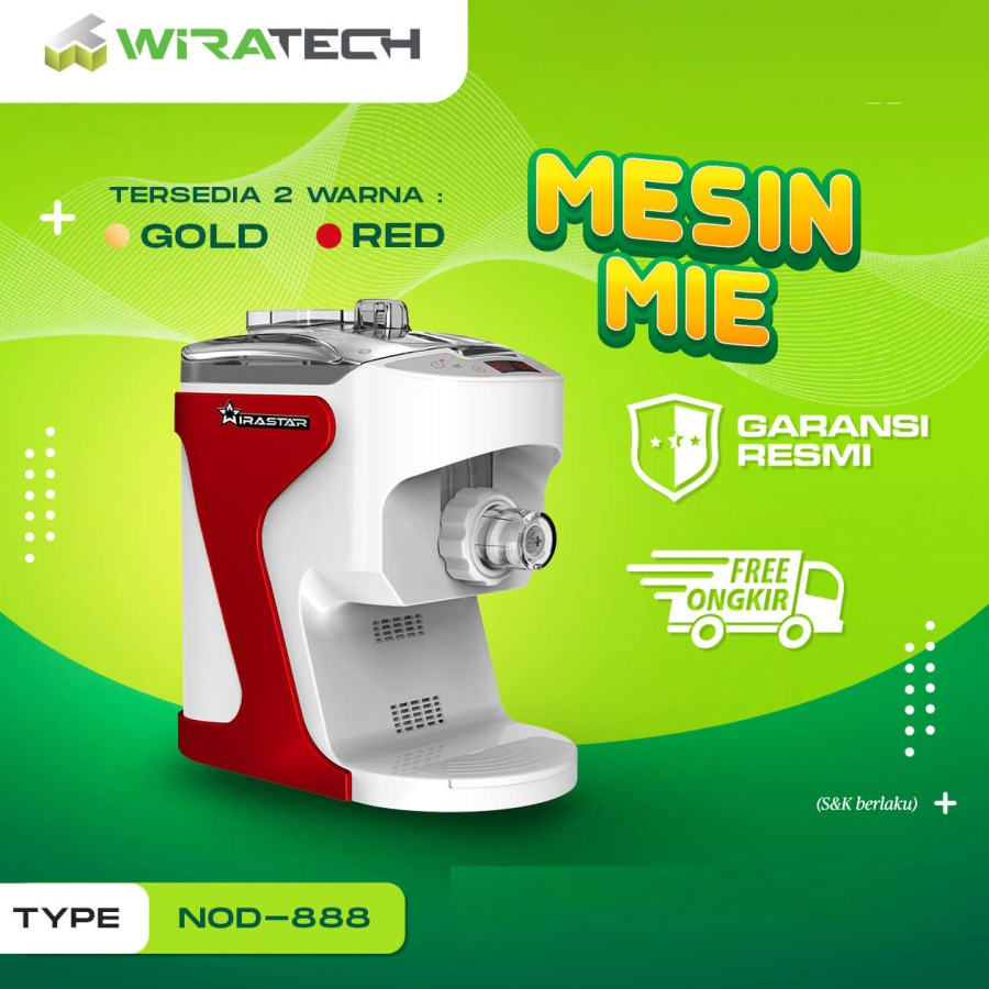 Jual Mesin Cetak Pasta & Mie Otomatis WIRASTAR NOD-888 -Mesin Pembuat ...