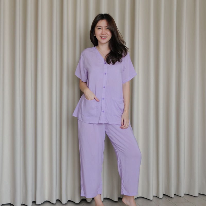 Jual STACY SET PLAIN [PREMIUM RAYON ORGANIK] LOLLIEDREAM | Shopee Indonesia