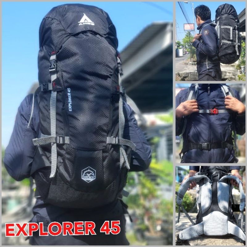 Jual Tas Pendaki Gunung 45L / Tas Keriel Carrier 45 Liter up 50L ...