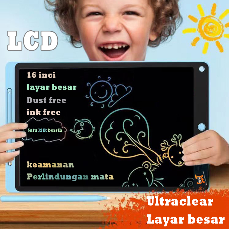Jual LCD Drawing Writing Tablet 21 Inch/Papan Tulis Hapus Board Digital ...