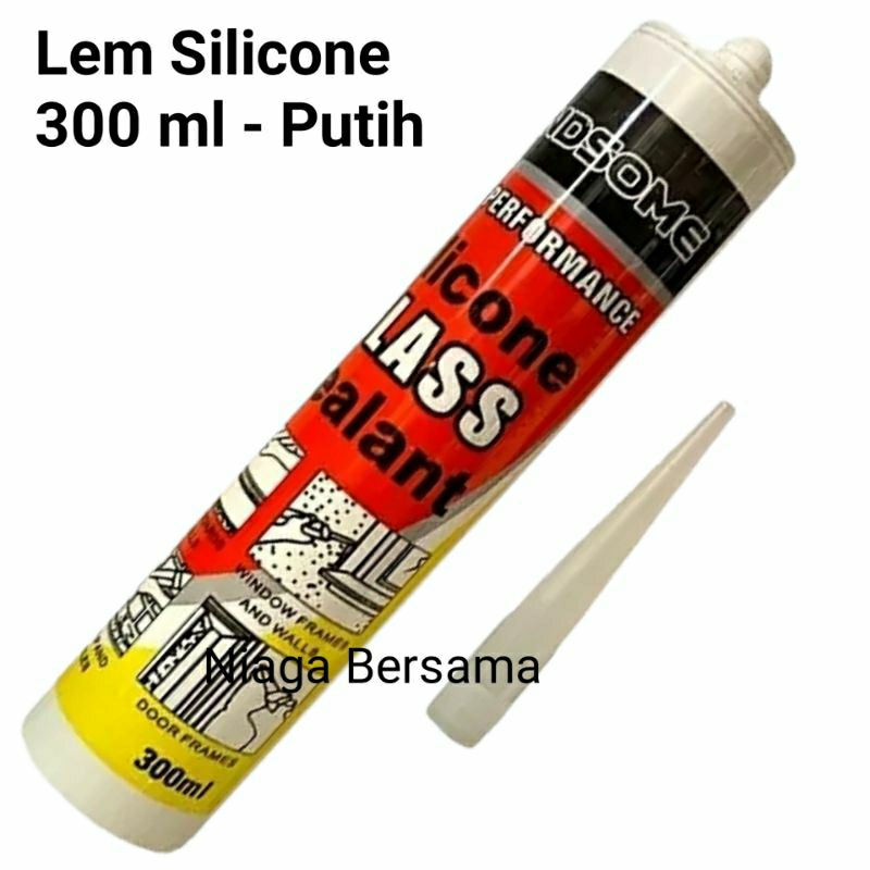 Jual Lem Kaca Botol Silikon 300 ml Handsome Silicone Glass Sealant ...