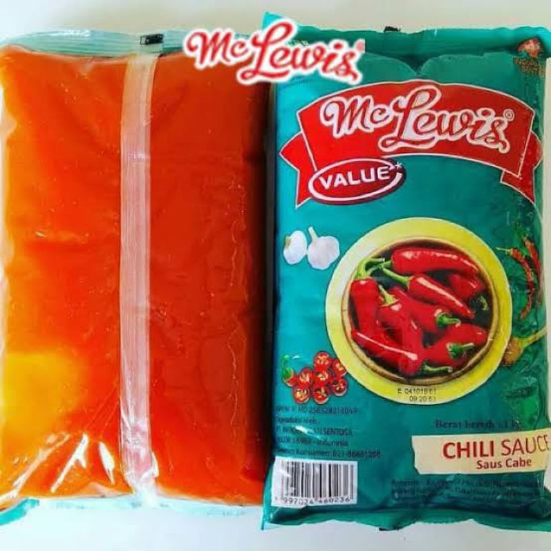 Jual Mc Lewis Chili Saus Cabe 1kg | Shopee Indonesia